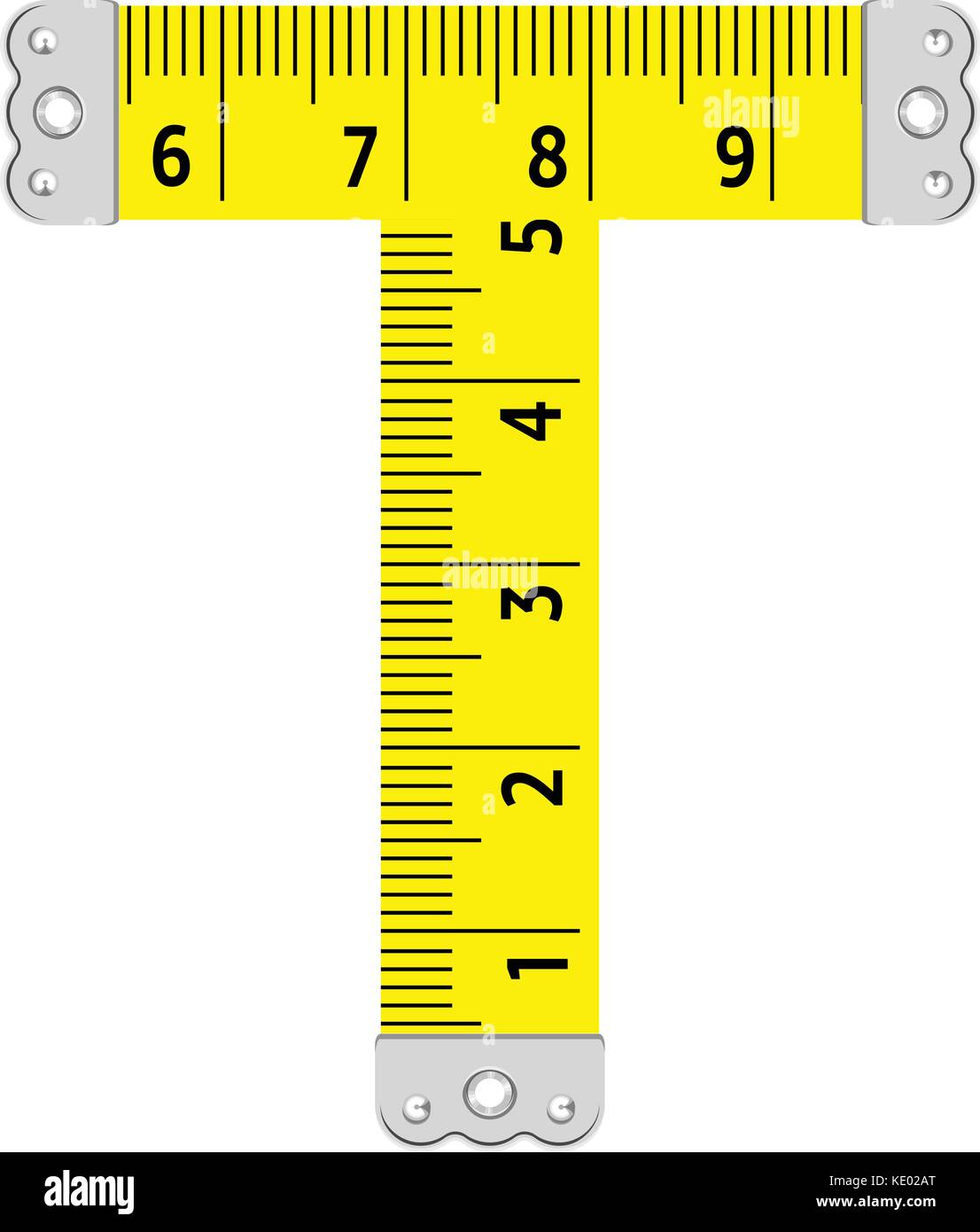 Letter t ruler icon, cartoon style Stock Vector Image & Art - Alamy