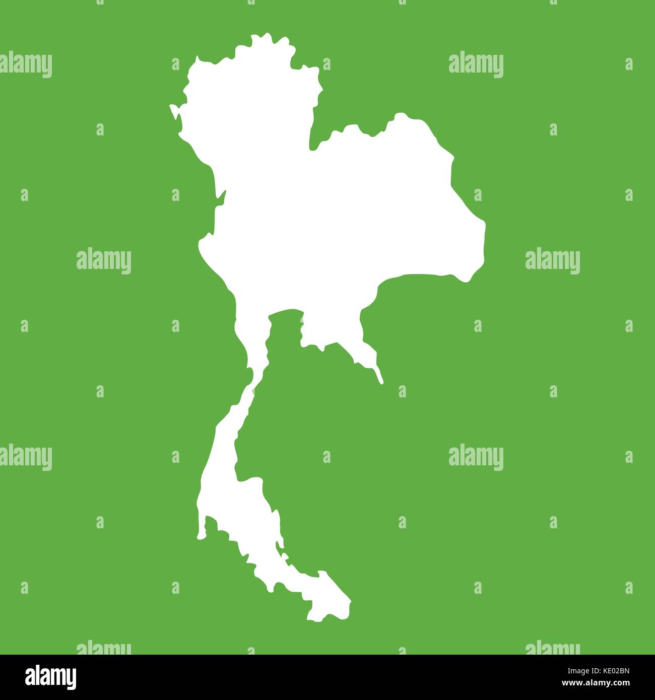 Thailand map icon green Stock Vector Image & Art - Alamy