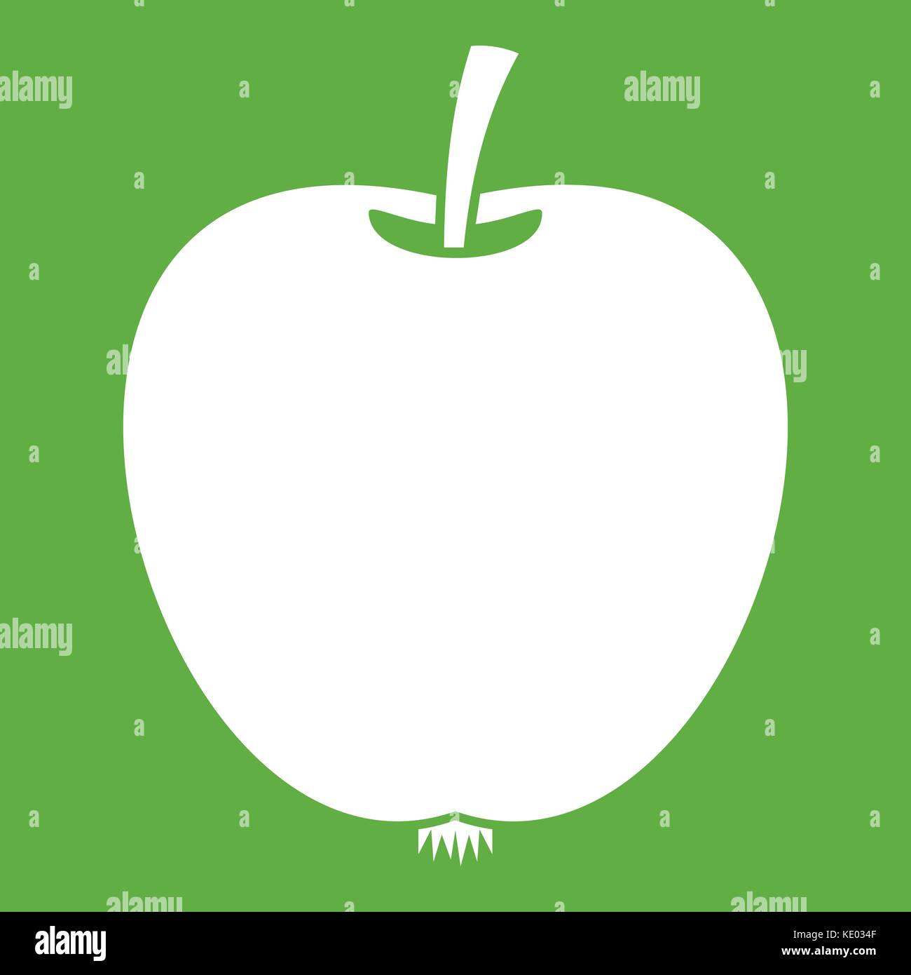 Apple icon green Stock Vector Image & Art - Alamy