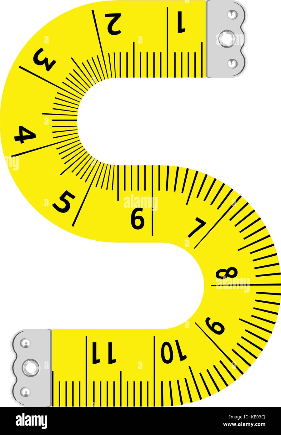 Letter s ruler icon, cartoon style Stock Vector Image & Art - Alamy