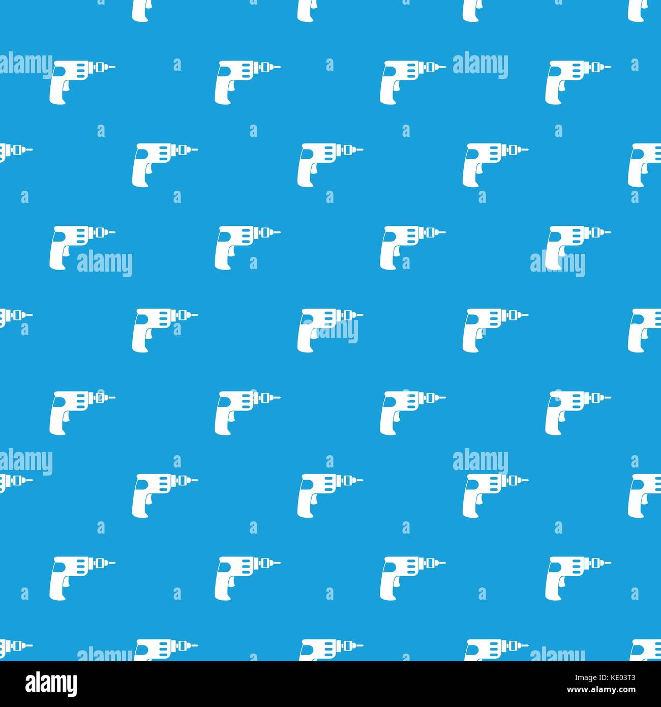 Hand drill pattern seamless blue Stock Vector Image & Art - Alamy
