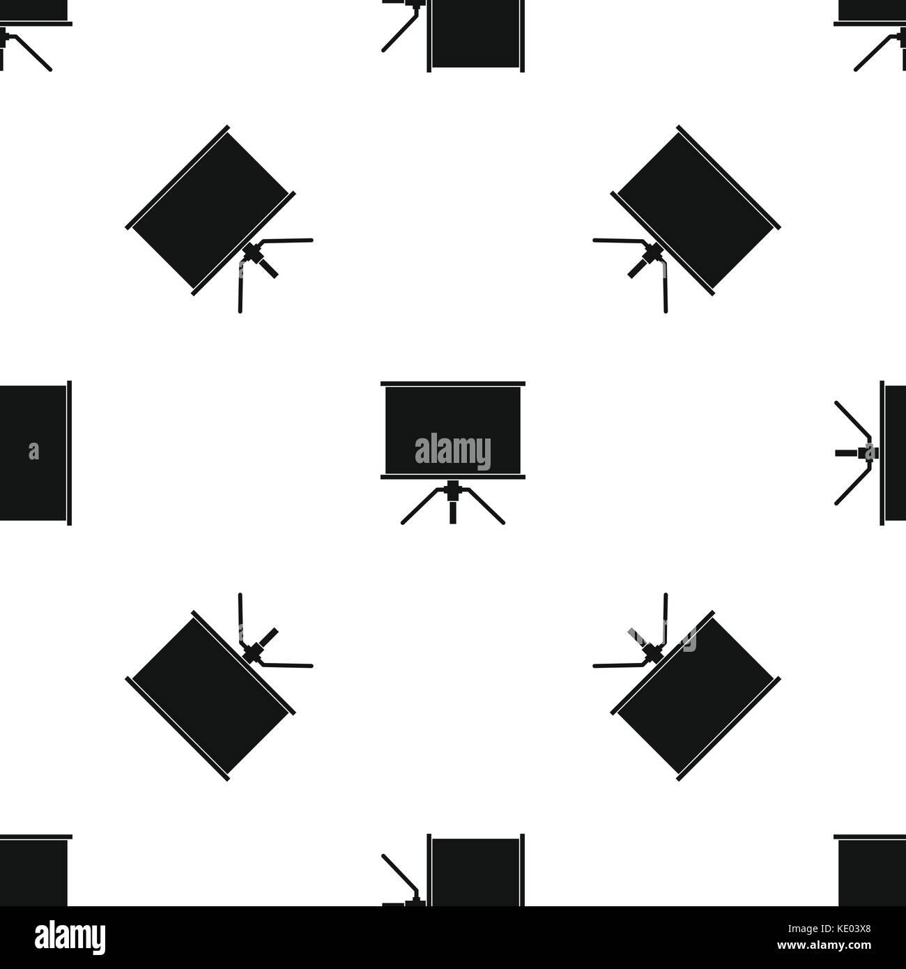 Blank projection screen pattern seamless black Stock Vector Image & Art ...