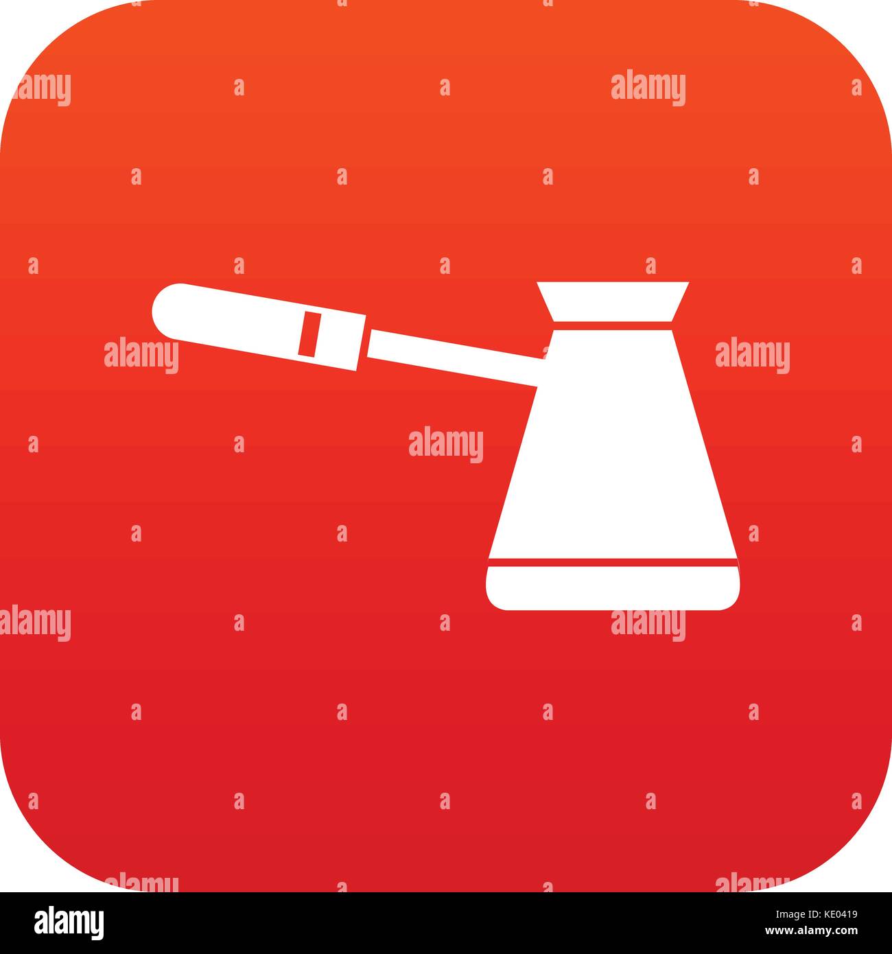 Traditional turkish coffee red Stock Vector Images - Alamy