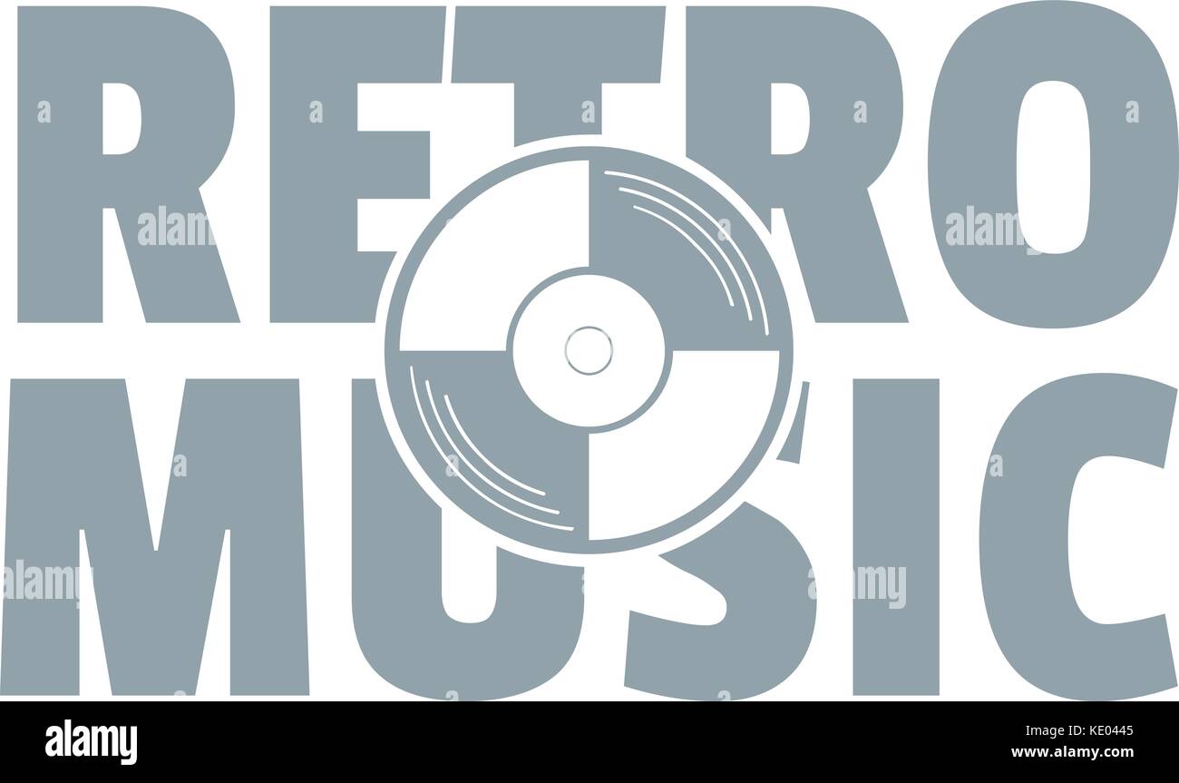 Festival retro music logo, simple gray style Stock Vector Image & Art ...
