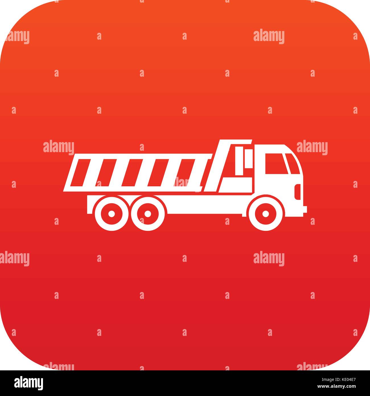 Machinery icon digital red Stock Vector Image & Art - Alamy