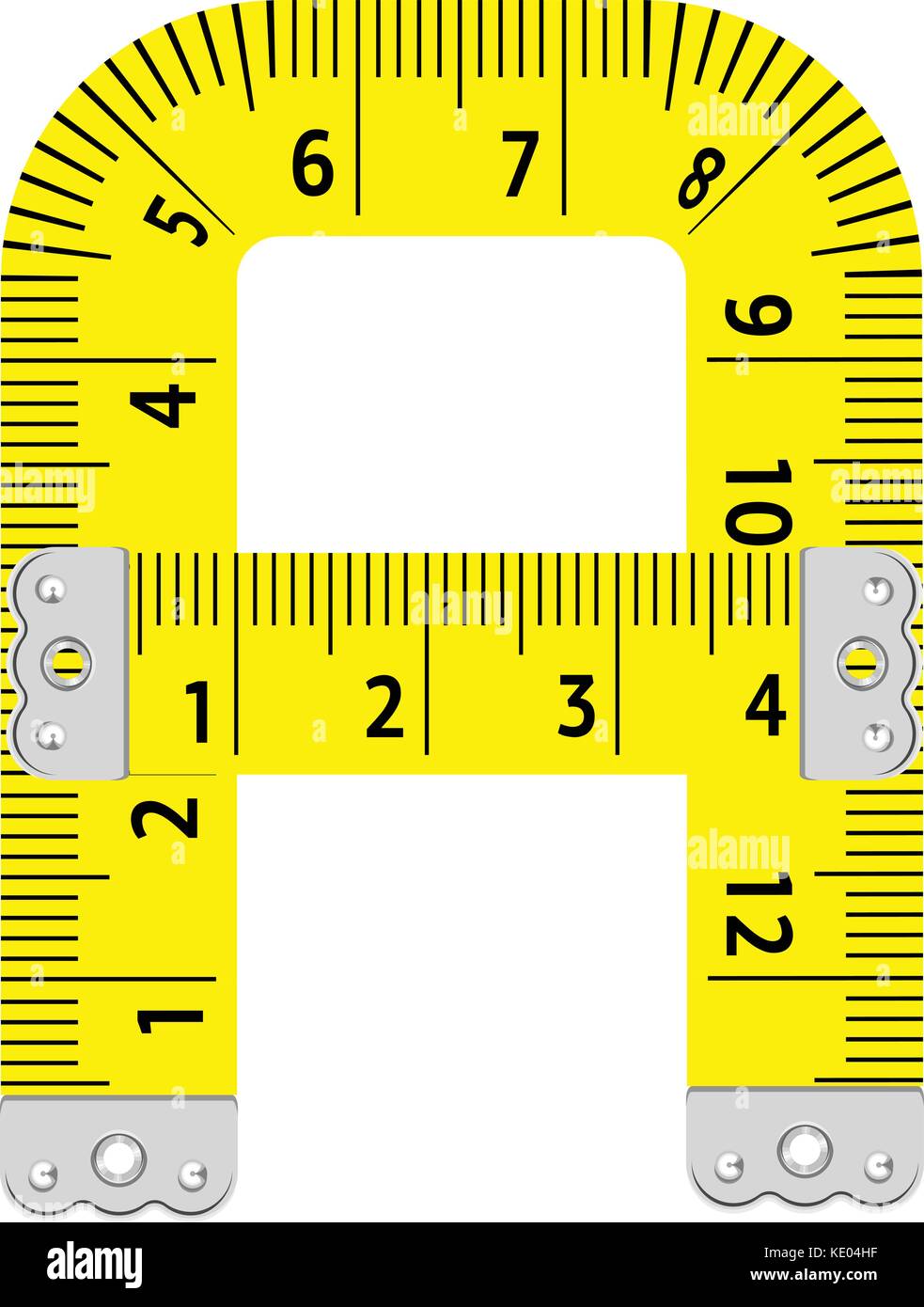 Letter a ruler icon, cartoon style Stock Vector Image & Art - Alamy