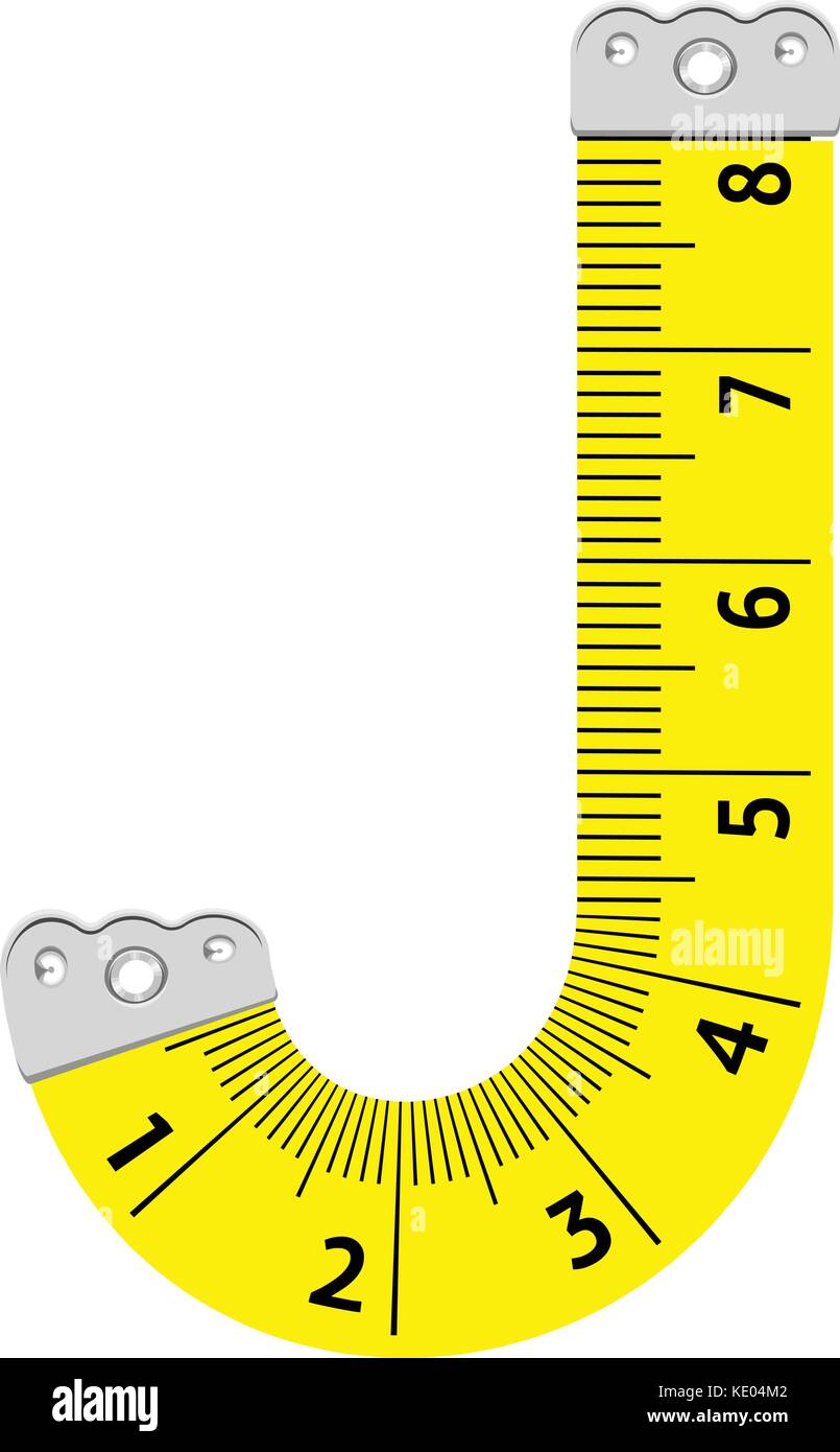 Letter j ruler icon, cartoon style Stock Vector Image & Art - Alamy