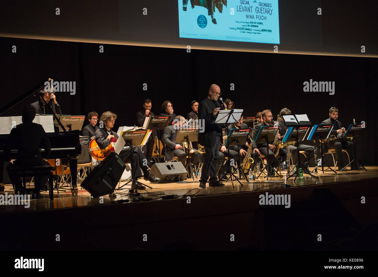 Rome, Italy. 15th Oct, 2017. The orchestra directed by Mario Corvini ...