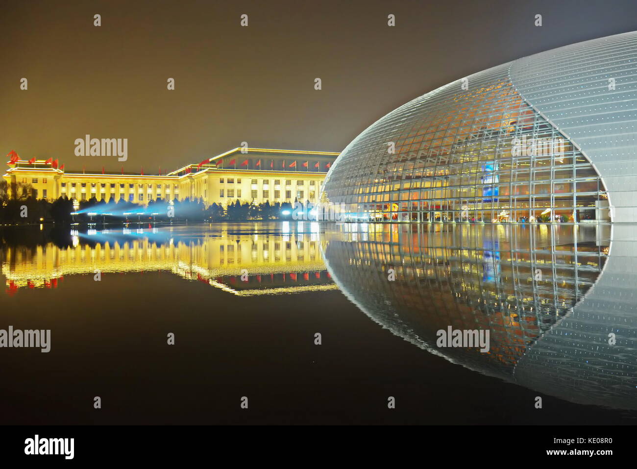 An ellipsoid dome of titanium and glass surrounded by hi-res stock ...