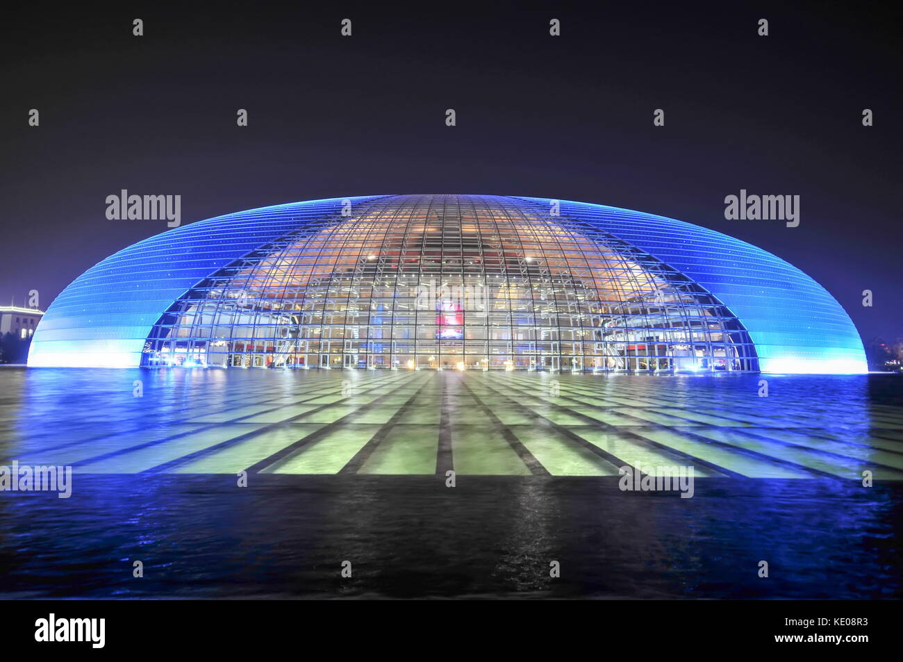 An ellipsoid dome of titanium and glass surrounded by hi-res stock ...