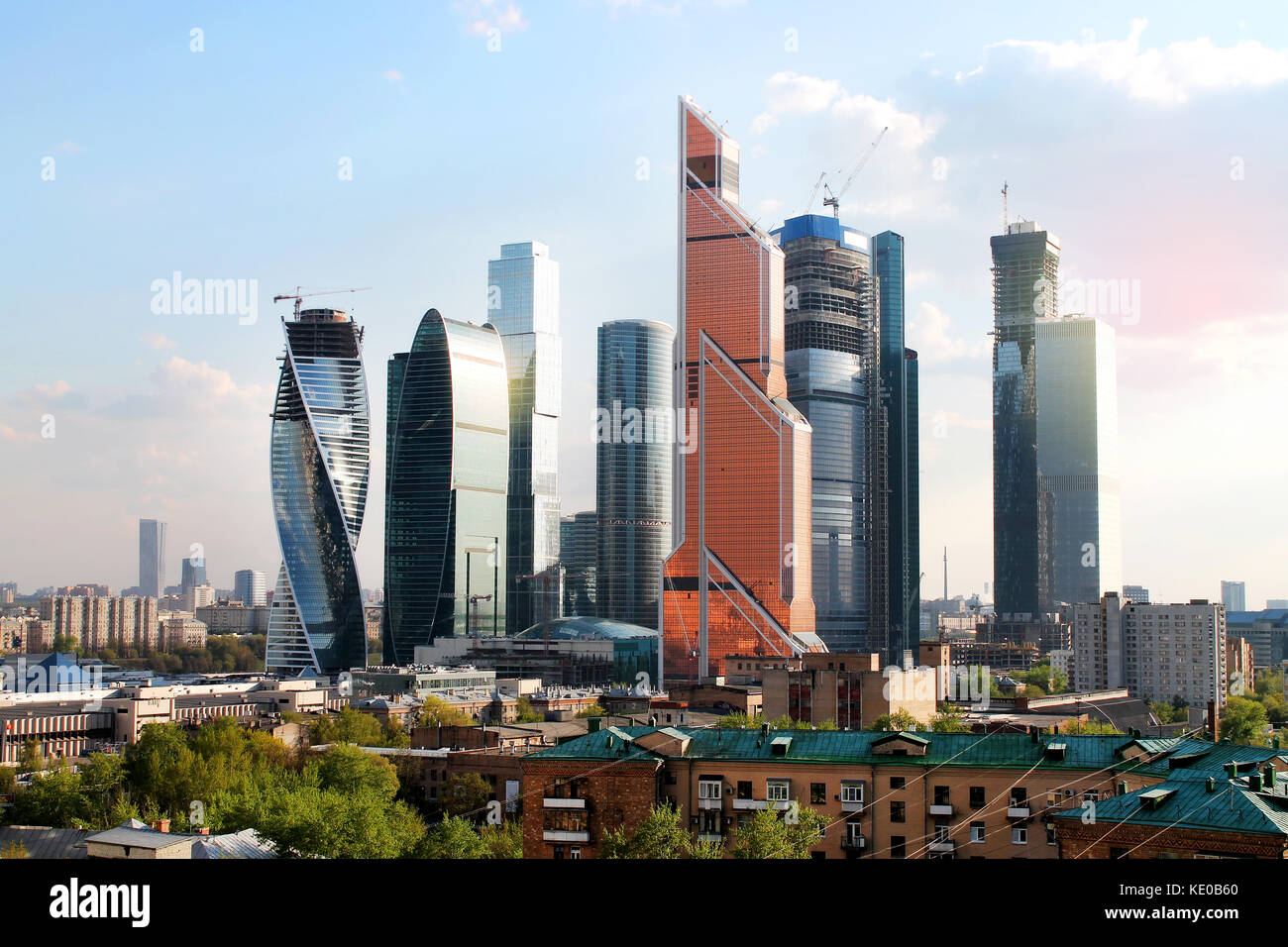 Moscow financial district hi-res stock photography and images - Alamy
