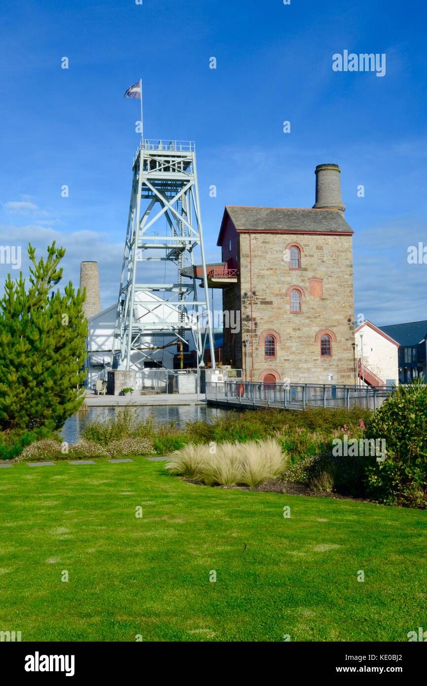Engine House, Heartlands, Cornwall UK Stock Photo - Alamy