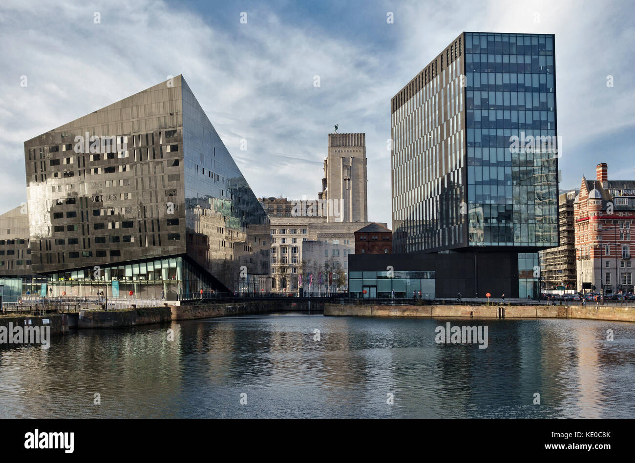 Liverpool, UK. View of part of the Liverpool Maritime Mercantile City ...