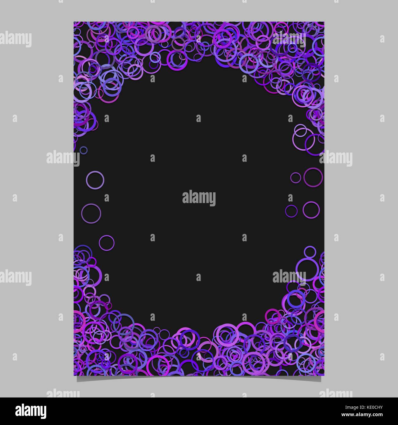 Purple Abstract Borders