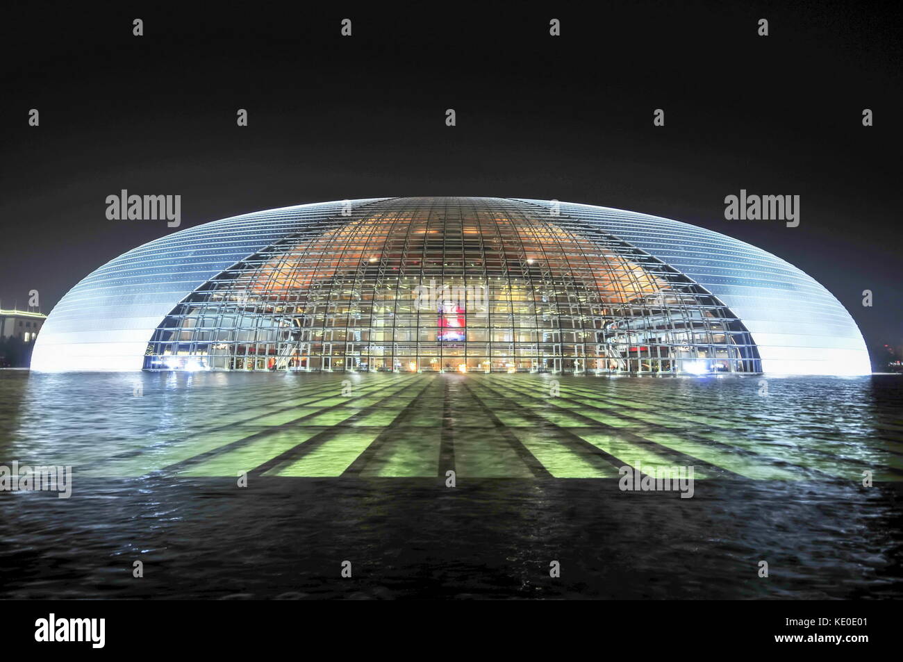 An ellipsoid dome of titanium and glass surrounded by hi-res stock ...
