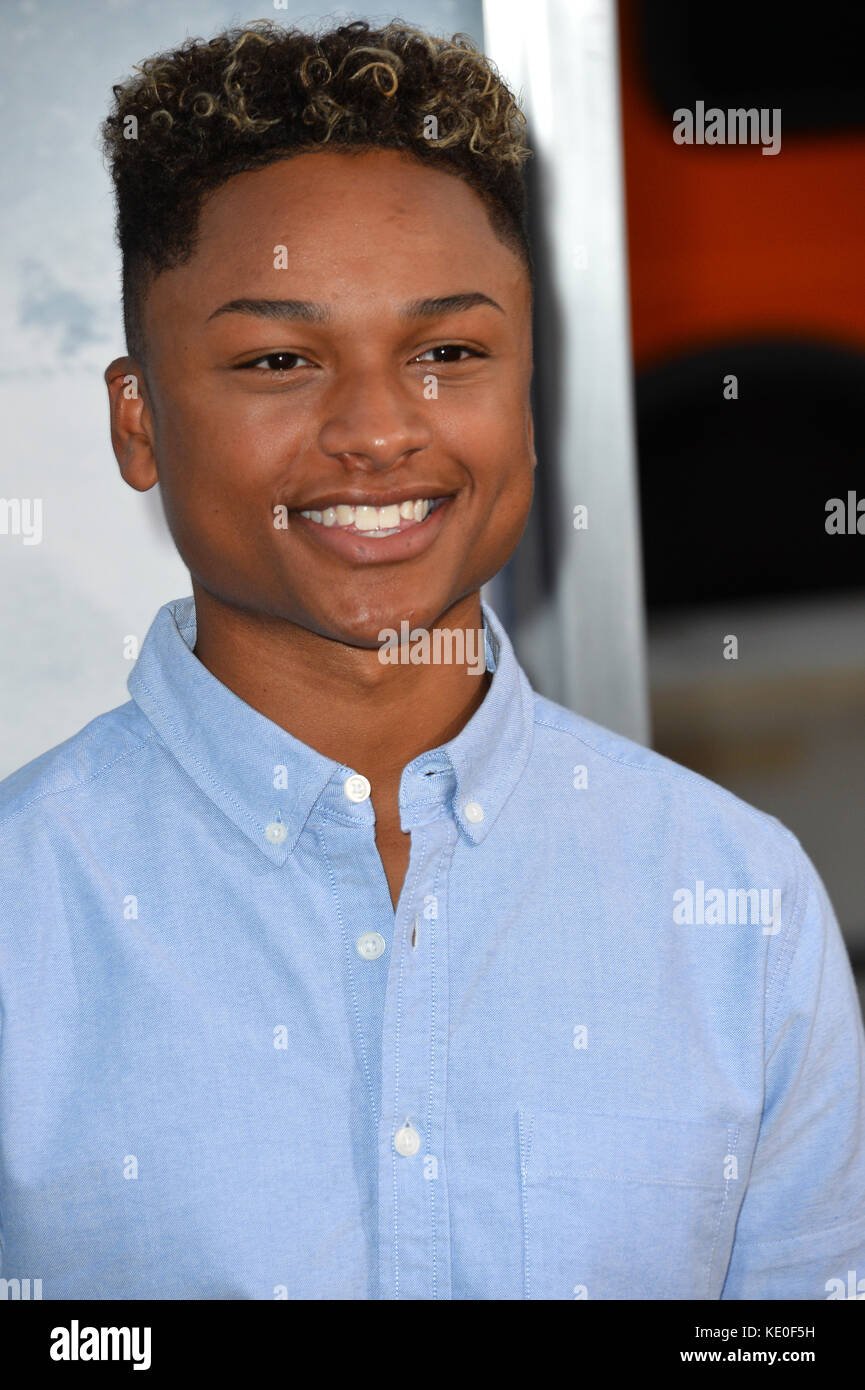 Andre Swilley at the premiere for "Geostorm" at TCL Chinese Theatre ...