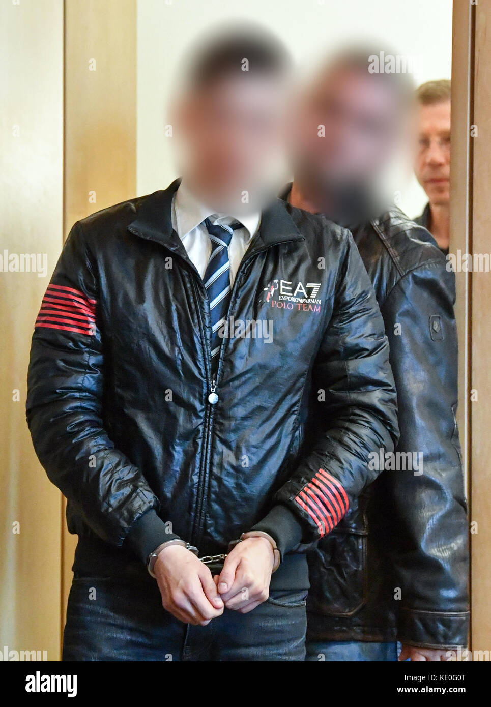 The defendant Jan G. can be seen during the start of his trial for ...