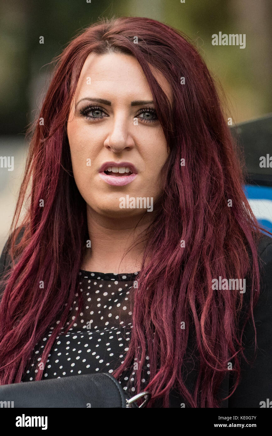 Sevenoaks, United Kingdom. 17th Oct, 2017. Britain First leader Paul ...