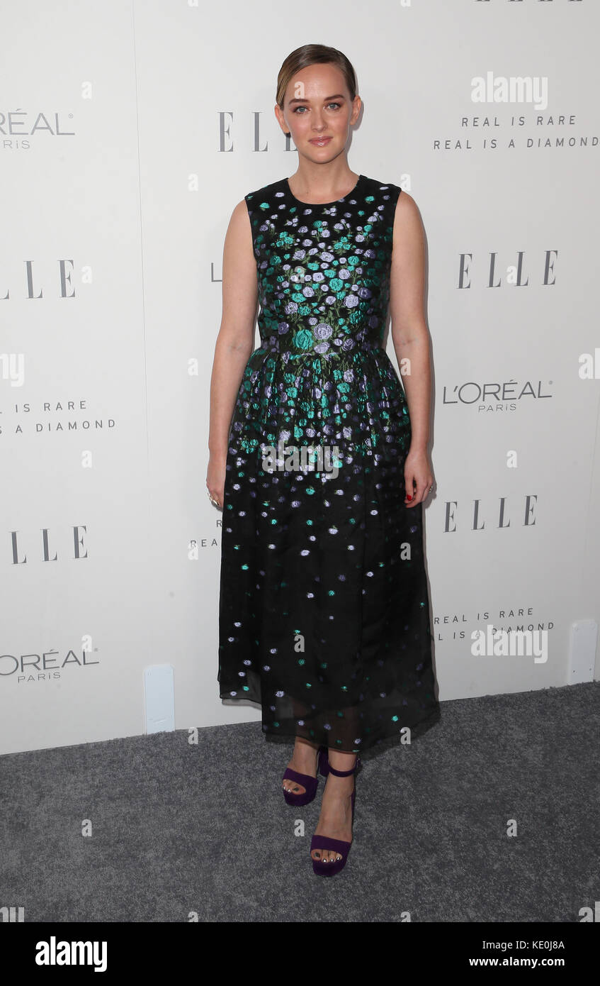 BEVERLY HILLS, CA - OCTOBER 16: Jess Weixler, at the 24th Annual ELLE ...
