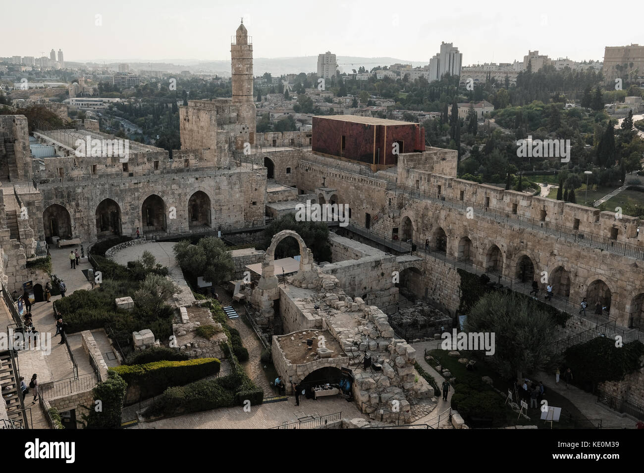 Jerusalem, Israel. 17th October, 2017. A view of Jerusalem from the ...