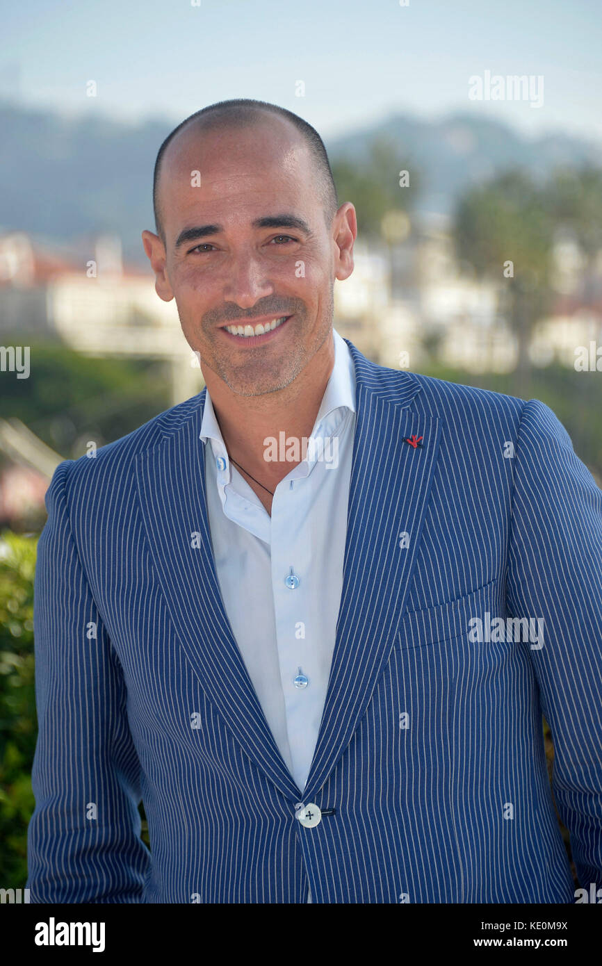 Cannes, France. 17th Oct, 2017. David Rocco posing during a photocall ...