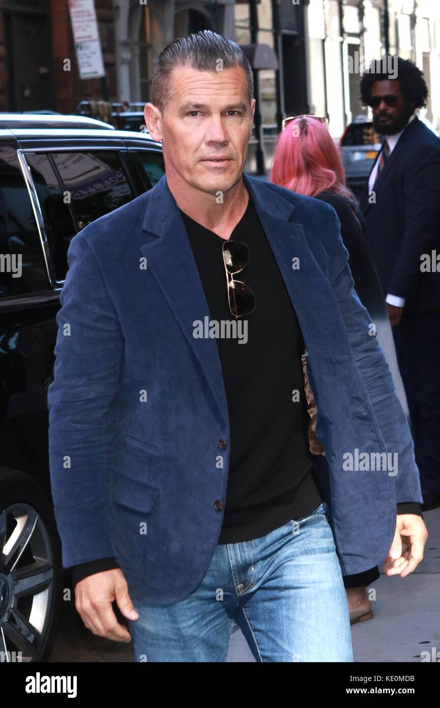 New York, NY, USA. 17th Oct, 2017. Josh Brolin at AOL BUILD on October ...