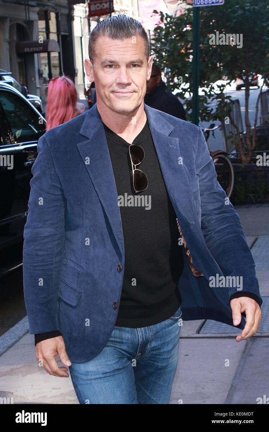New York, NY, USA. 17th Oct, 2017. Josh Brolin at AOL BUILD on October ...