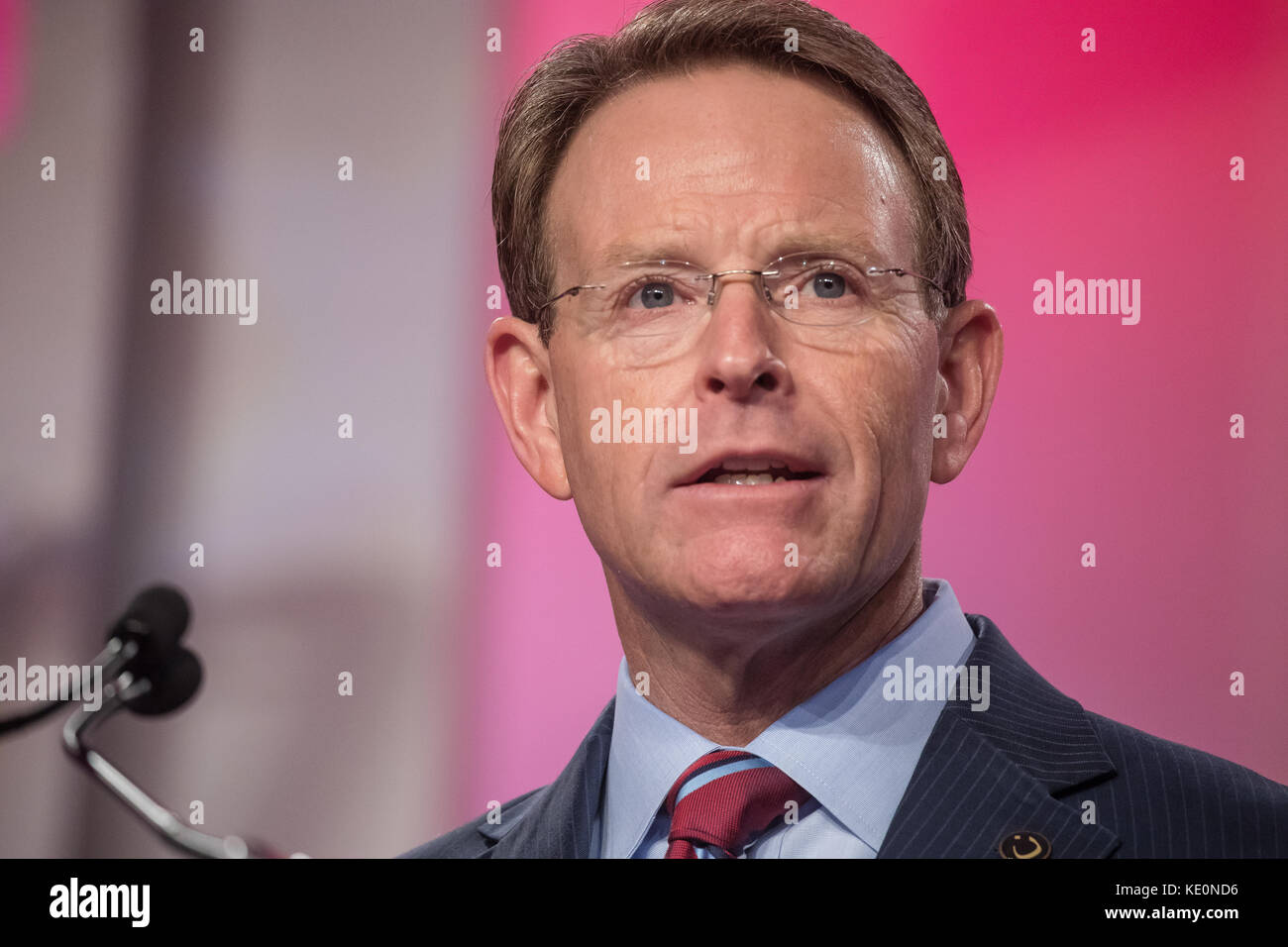 Tony Perkins appears at the Values Voter Summit, a conference of ...