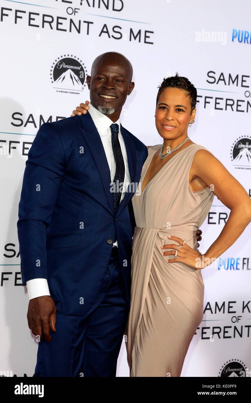 Los Angeles, CA, USA. 12th Oct, 2017. Djimon Hounsou, Daphne Wayans at ...