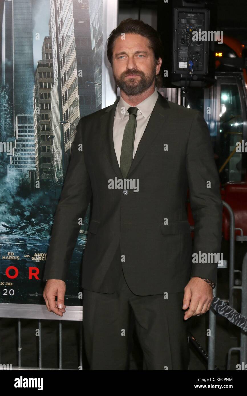 Los Angeles, CA, USA. 16th Oct, 2017. Gerard Butler at arrivals for ...