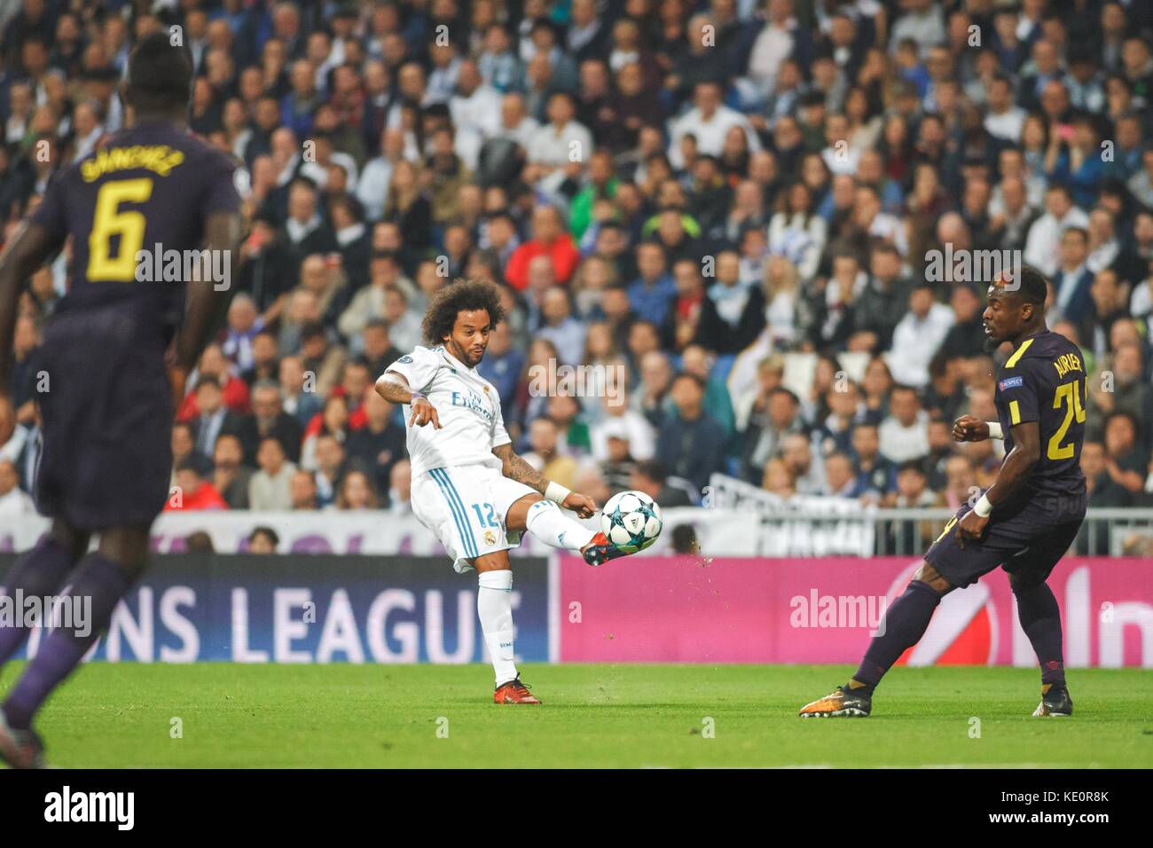 Marcelo during a Group H Champions League soccer match between Real ...