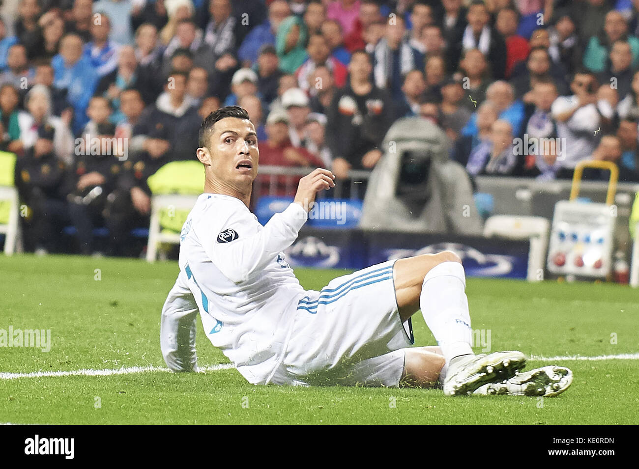 Madrid, Spain. 17th Oct, 2017. Cristiano Ronaldo (forward; Real Madrid ...