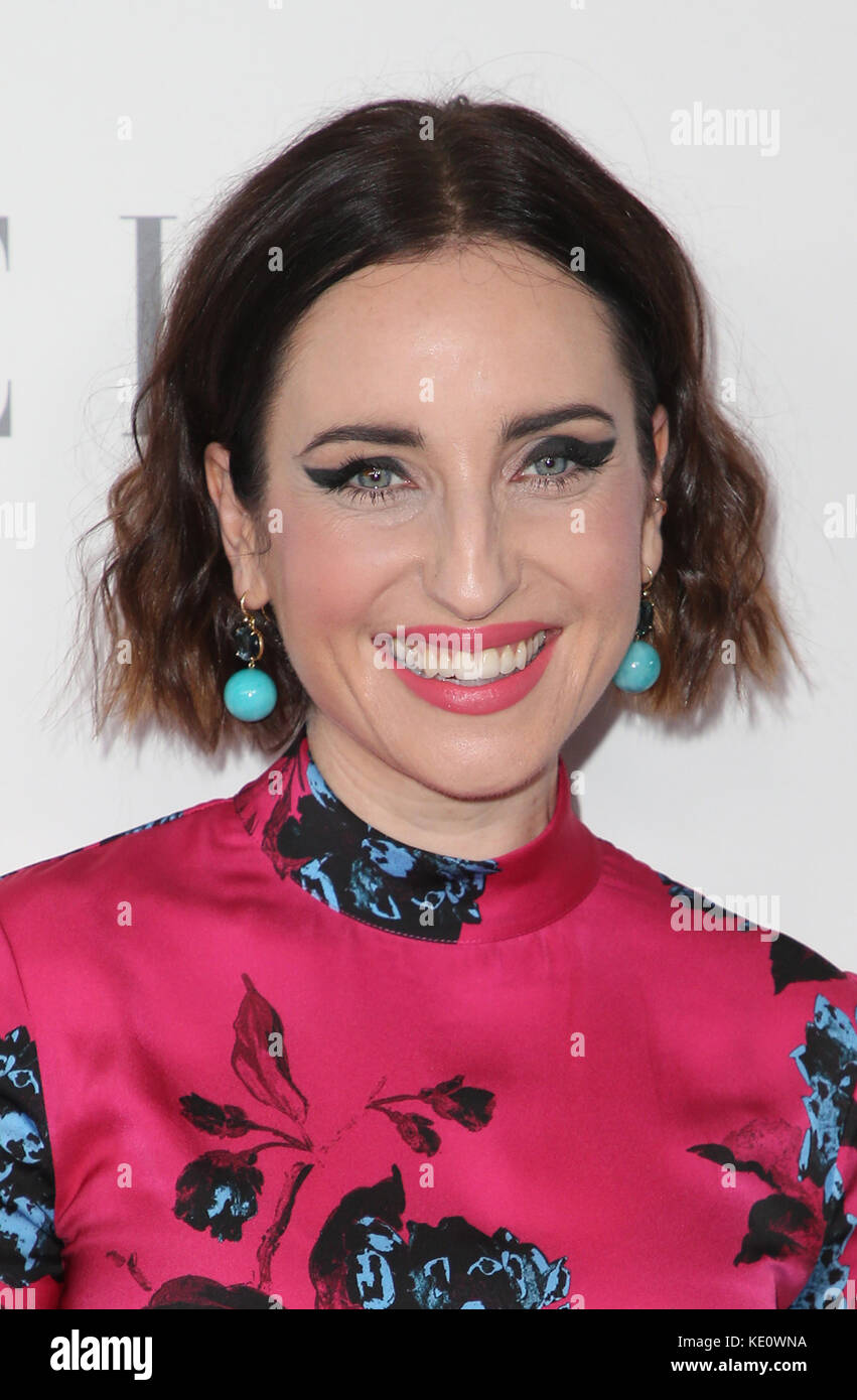 16 October 2017 - Beverly Hills, California - Zoe Lister-Jones. ELLE ...