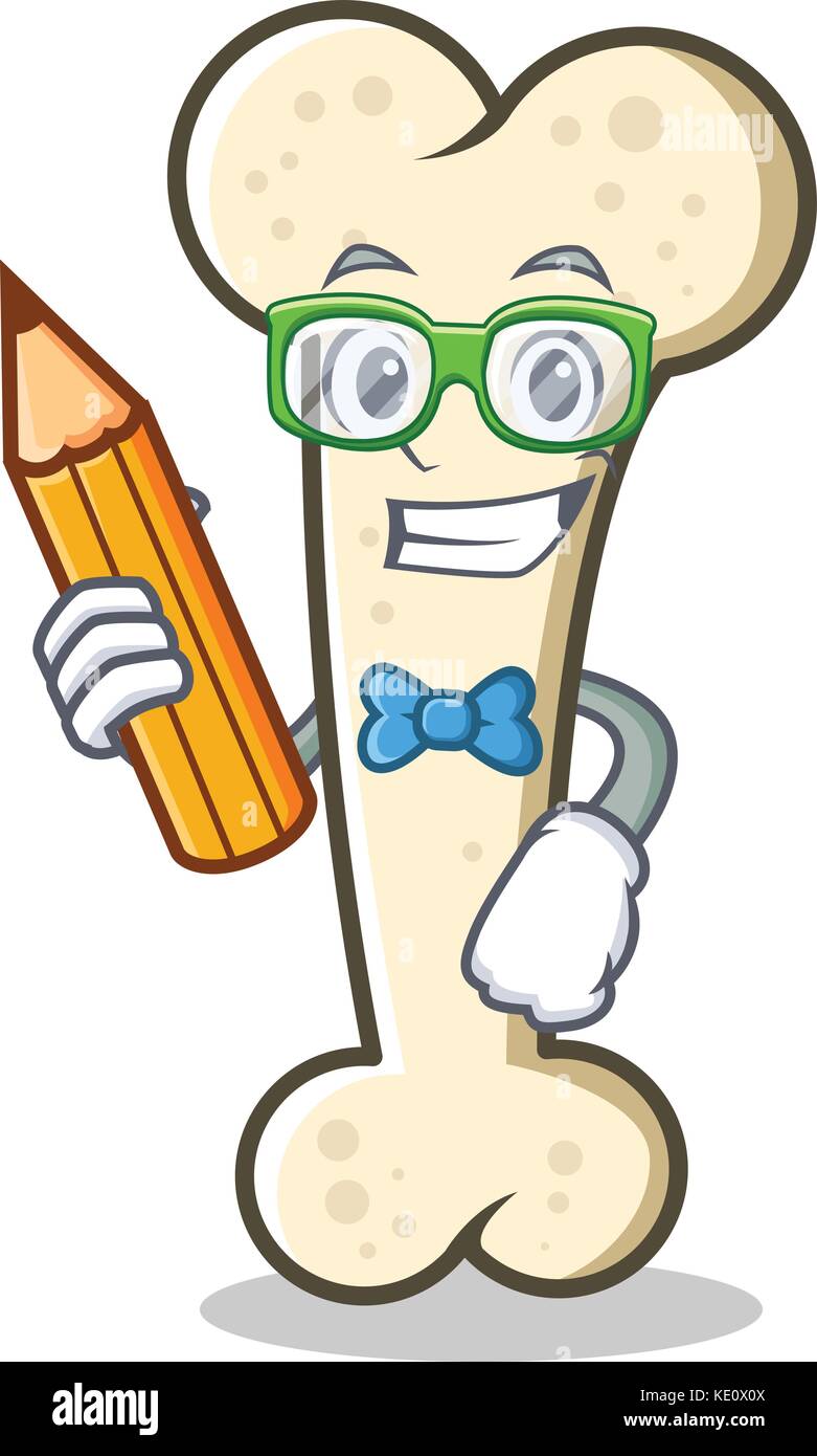 Student bone character cartoon mascot Stock Vector Image & Art - Alamy