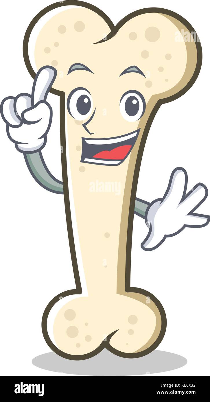 Finger bone character cartoon mascot Stock Vector Image & Art - Alamy