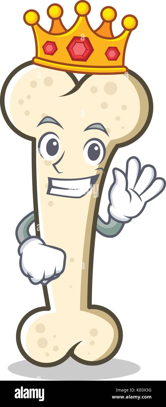 King bone character cartoon mascot Stock Vector Image & Art - Alamy