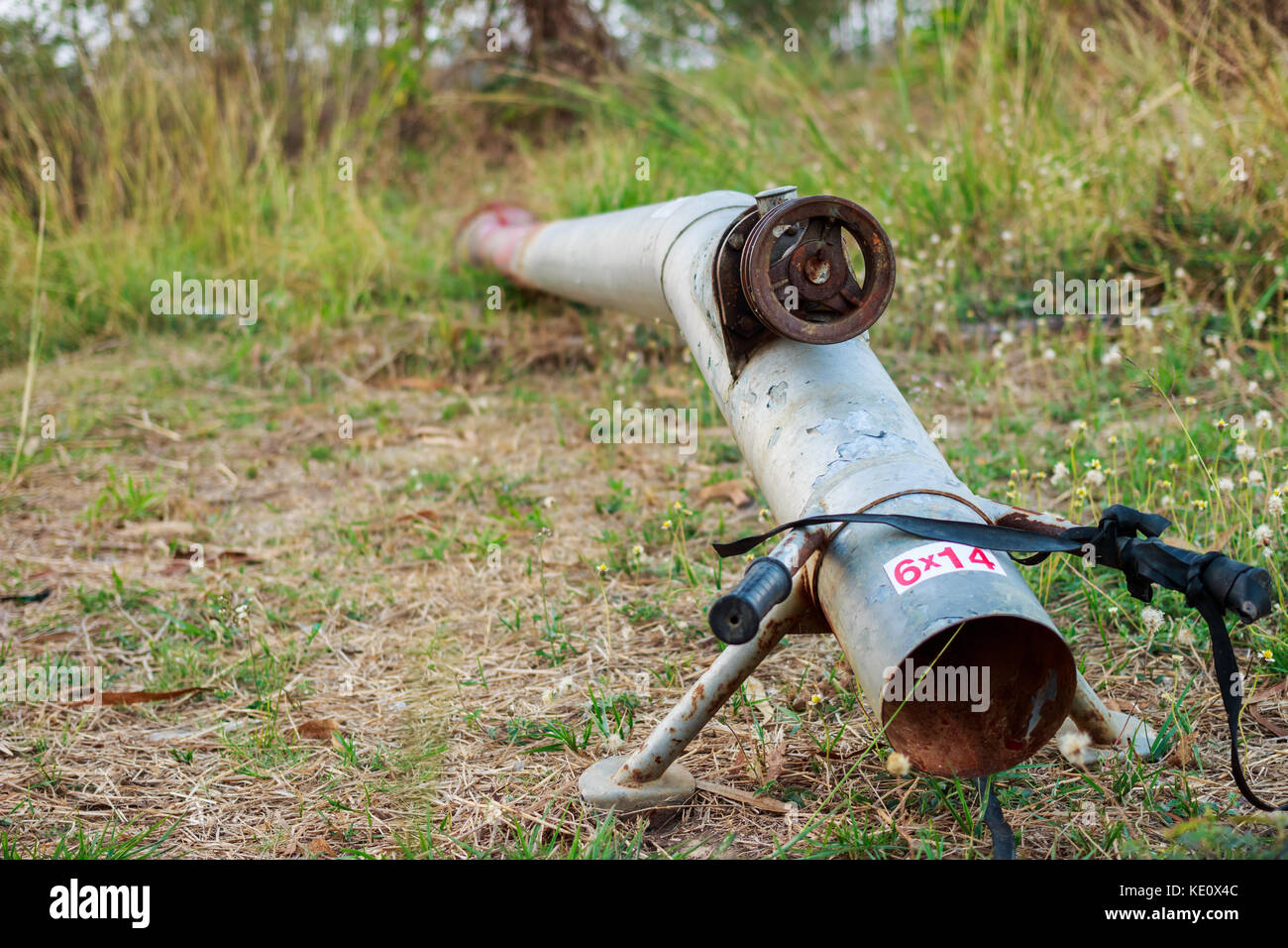 Agricultural water pipe Stock Photo - Alamy