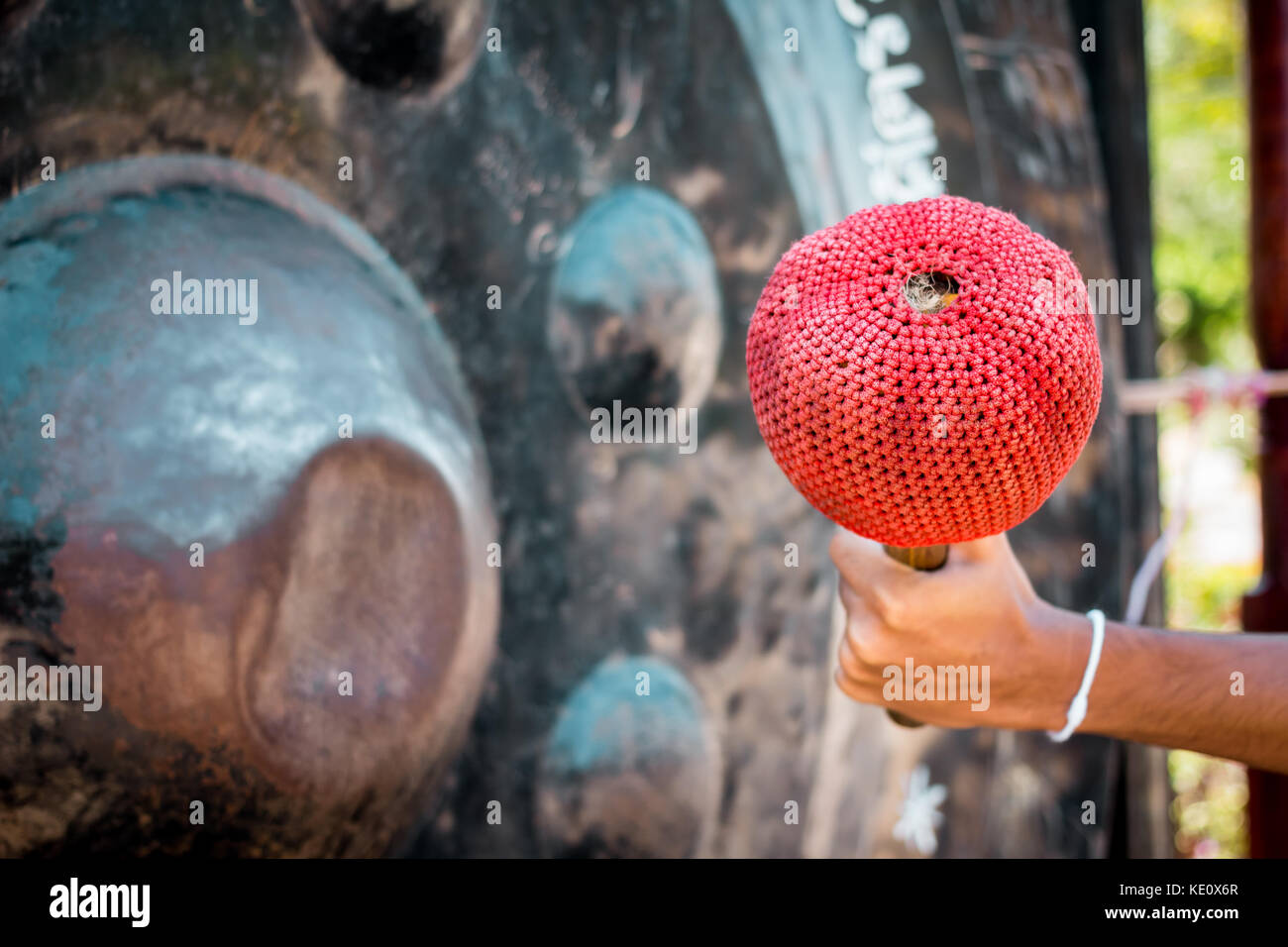 Hitting Temple Bell High Resolution Stock Photography and Images - Alamy