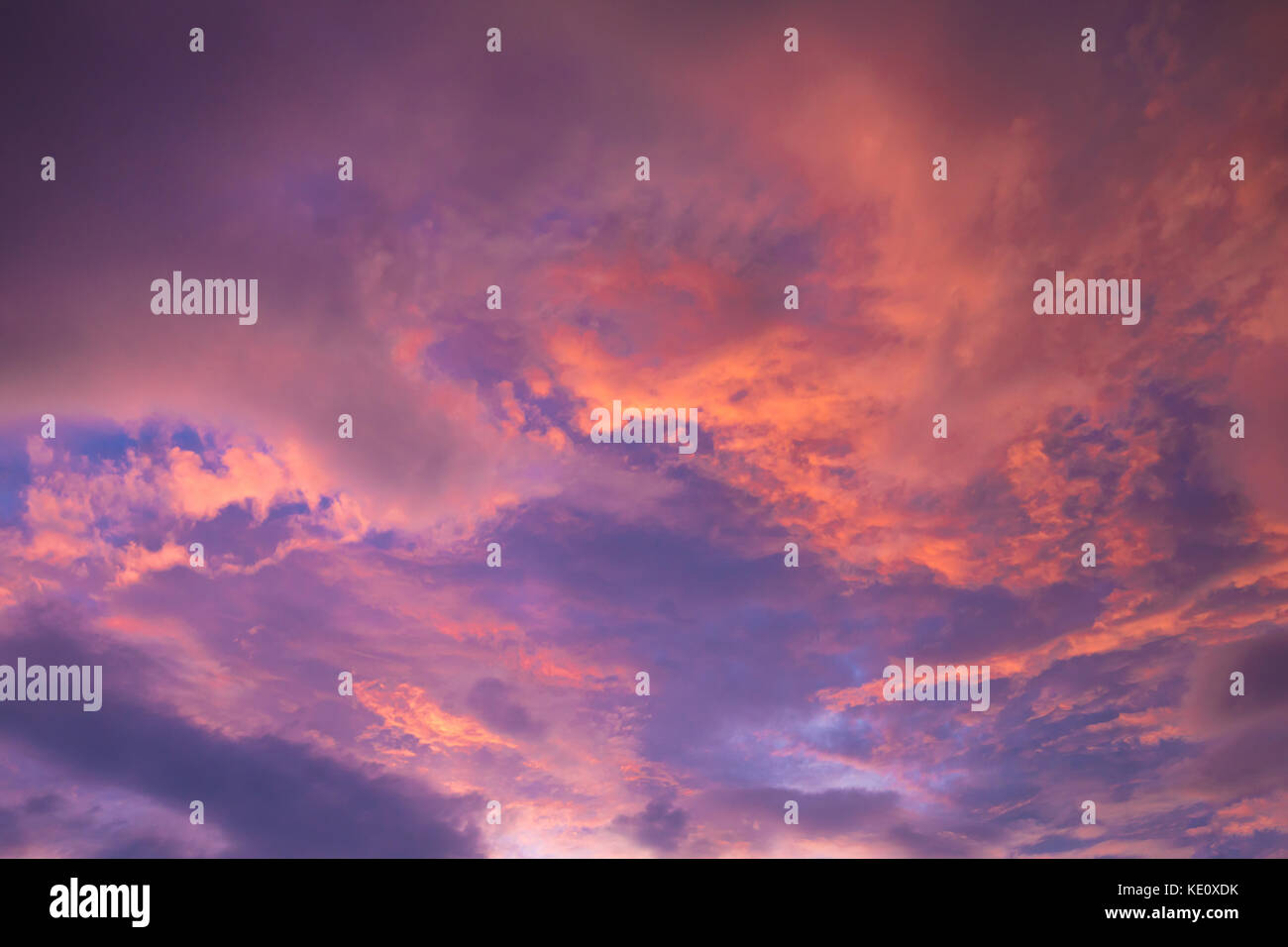 twilight colorful sky with sunlight shine behind background Stock Photo ...