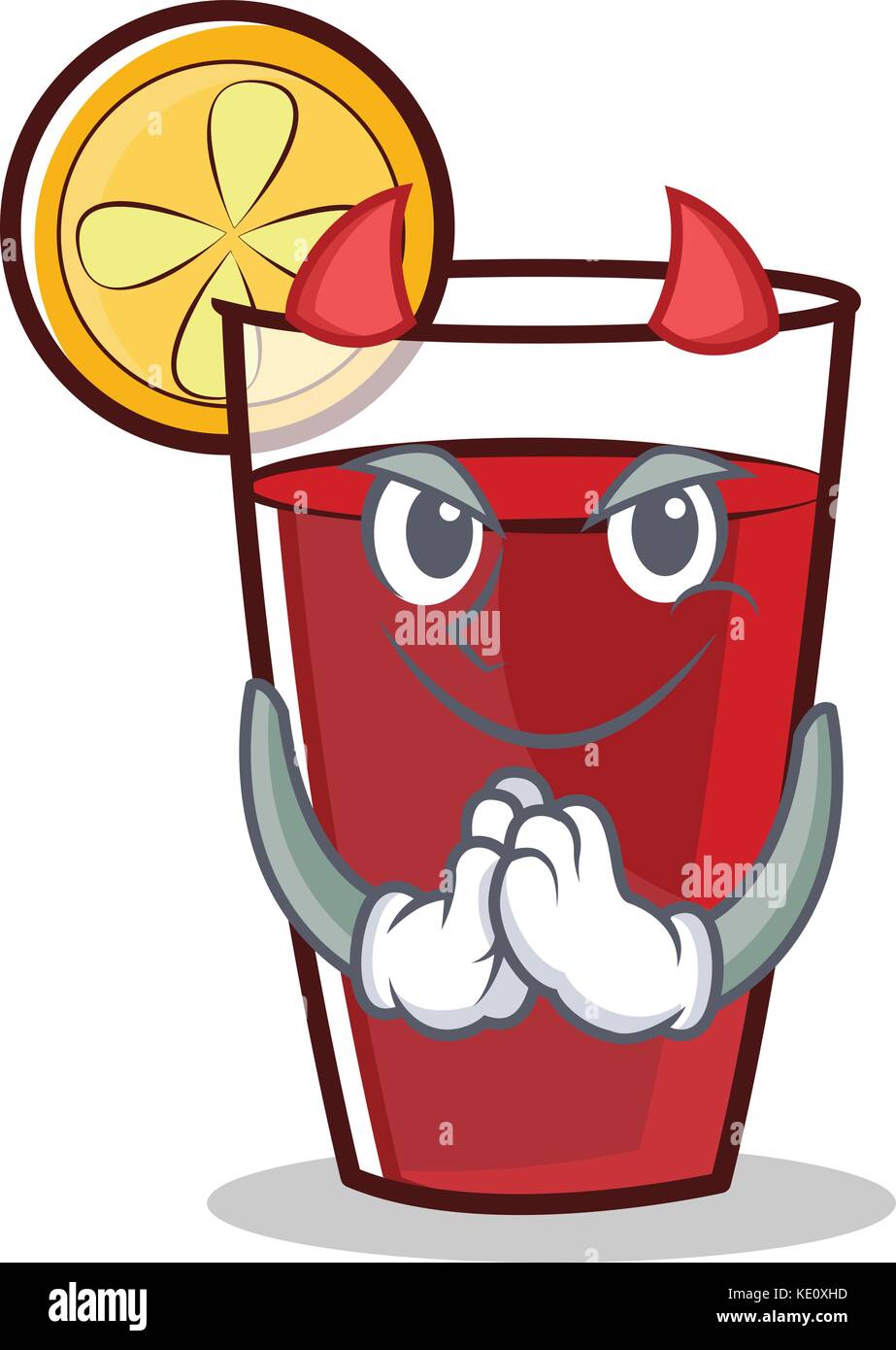 Devil mulled wine character cartoon Stock Vector Image & Art - Alamy