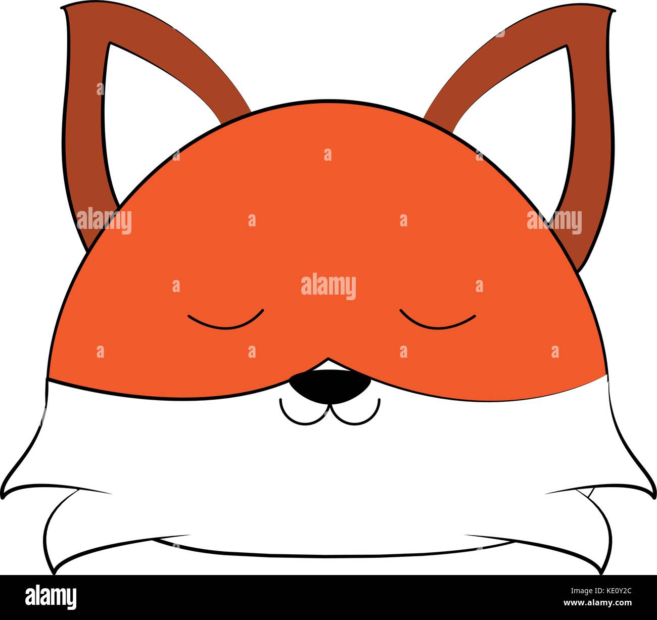 Cute animal female fox Cut Out Stock Images & Pictures - Alamy