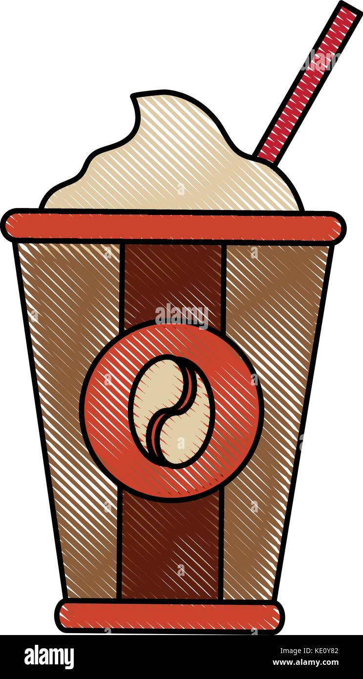 Delicious cold coffee Stock Vector Image & Art - Alamy