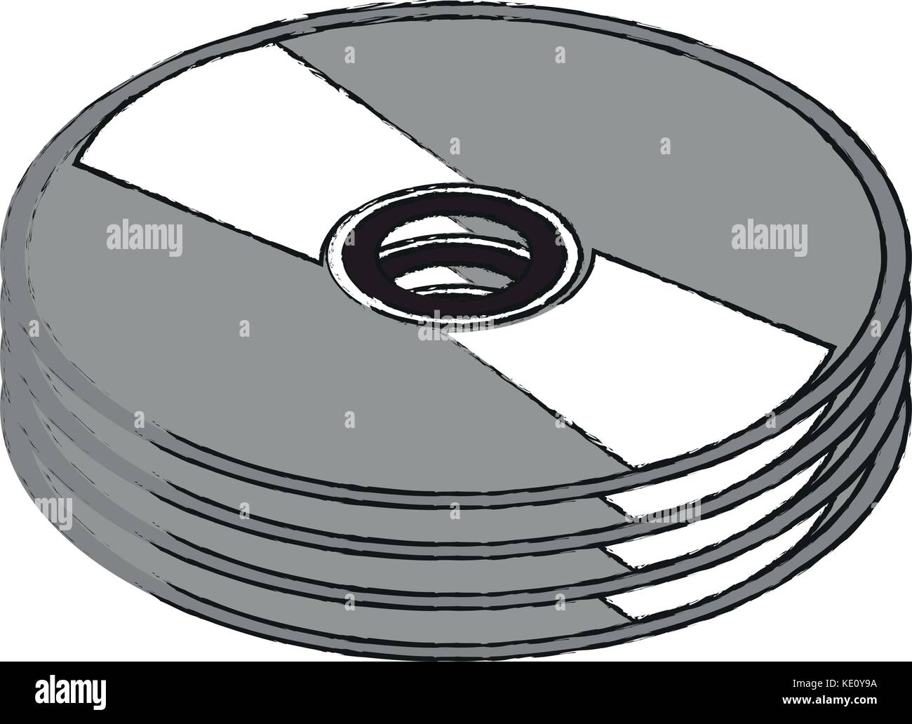 Software box blank box dvd Stock Vector Images - Alamy