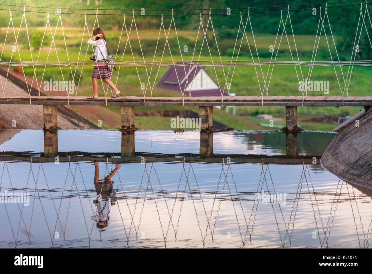 Sunrise in Pang Ung Maehongson Thailand Stock Photo - Alamy