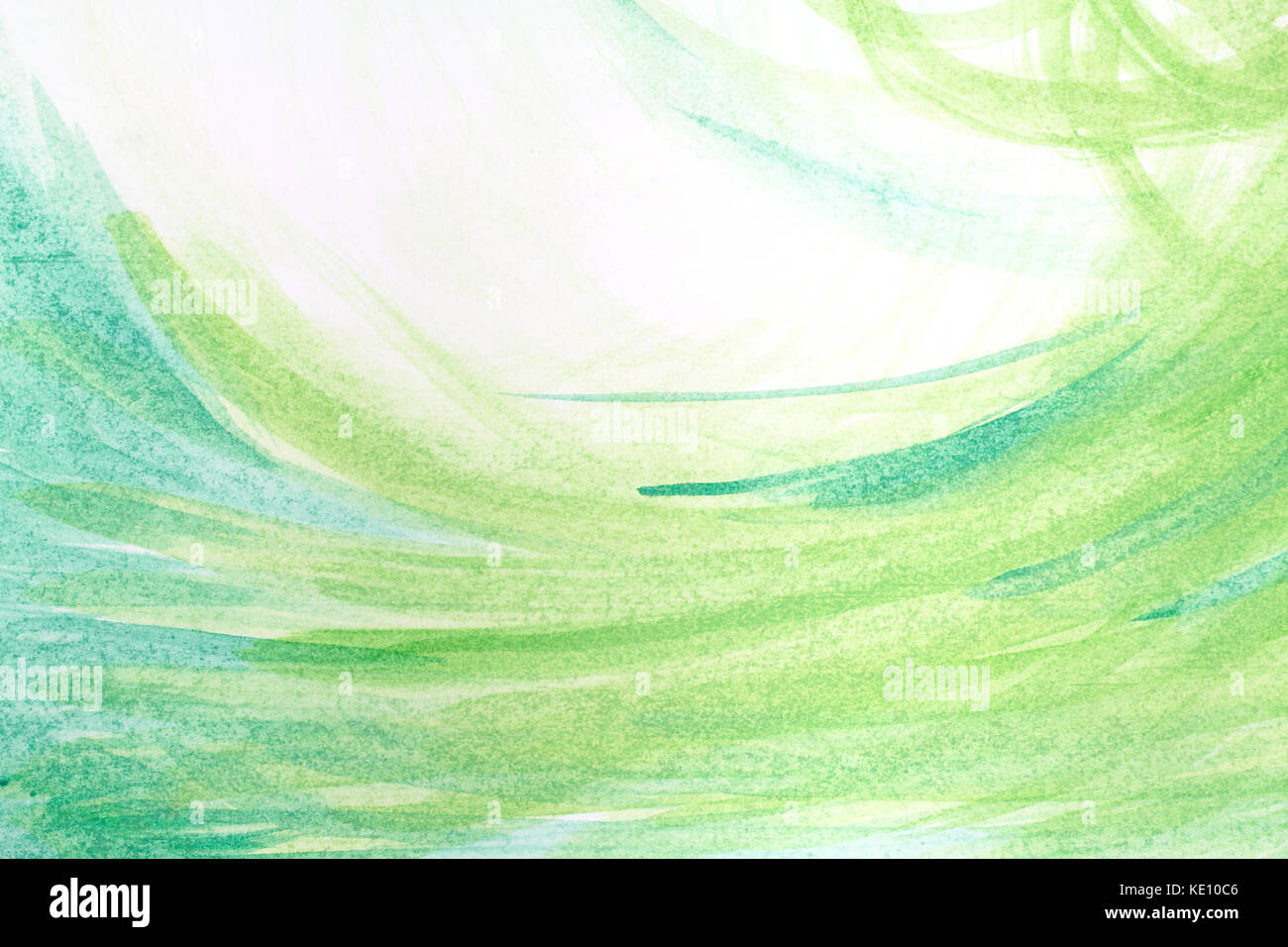 painted abstract background green color Stock Photo - Alamy