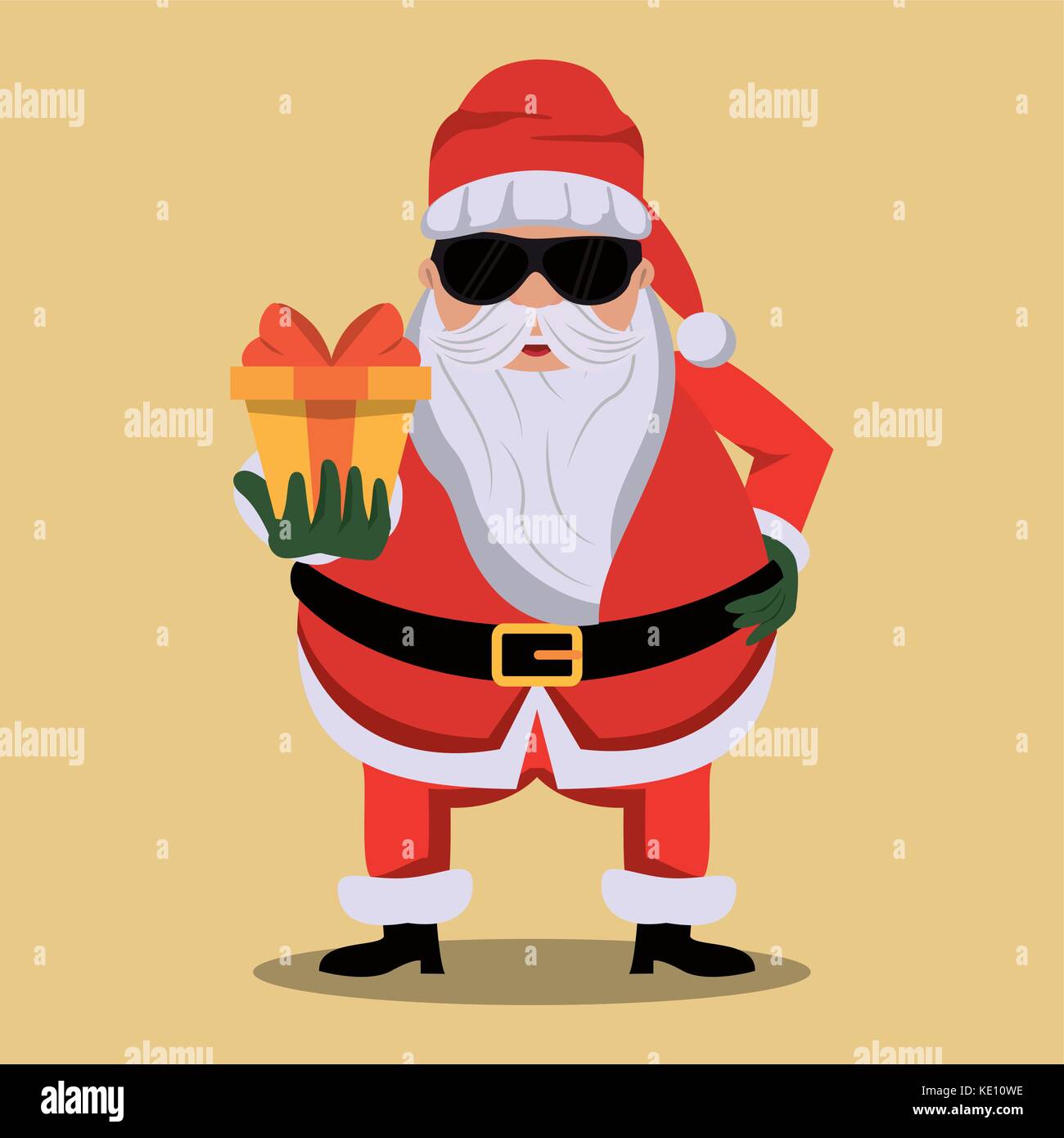 Secret santa gift Stock Vector Images - Alamy