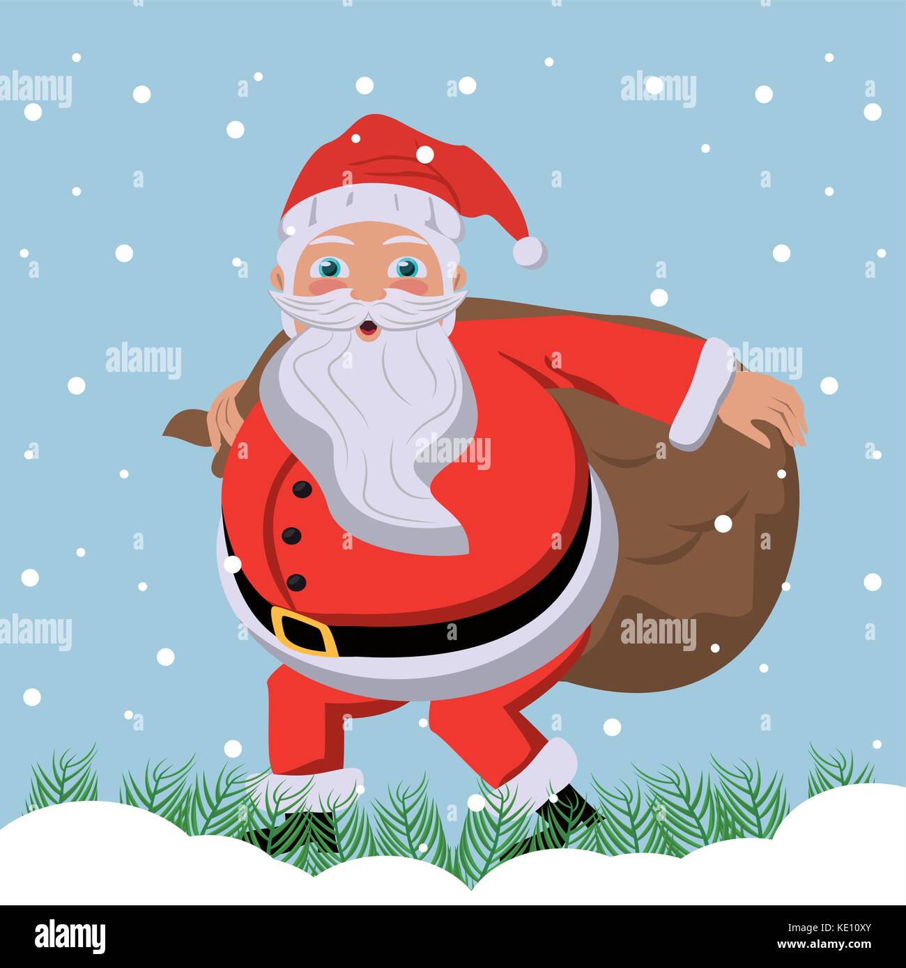 Secret santa cartoon Stock Vector Image & Art - Alamy