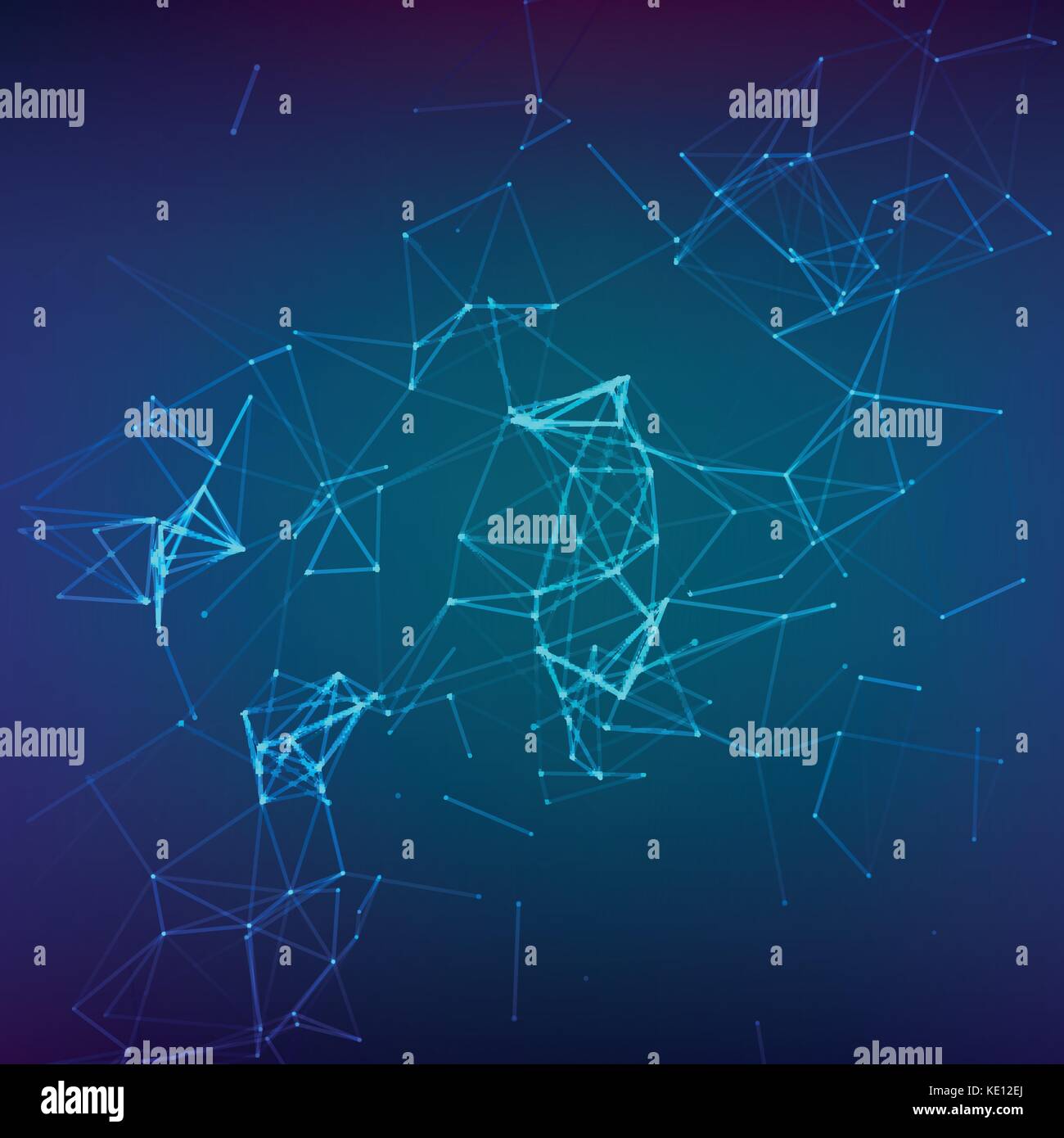 Abstract vector particles and lines Stock Vector Image & Art - Alamy