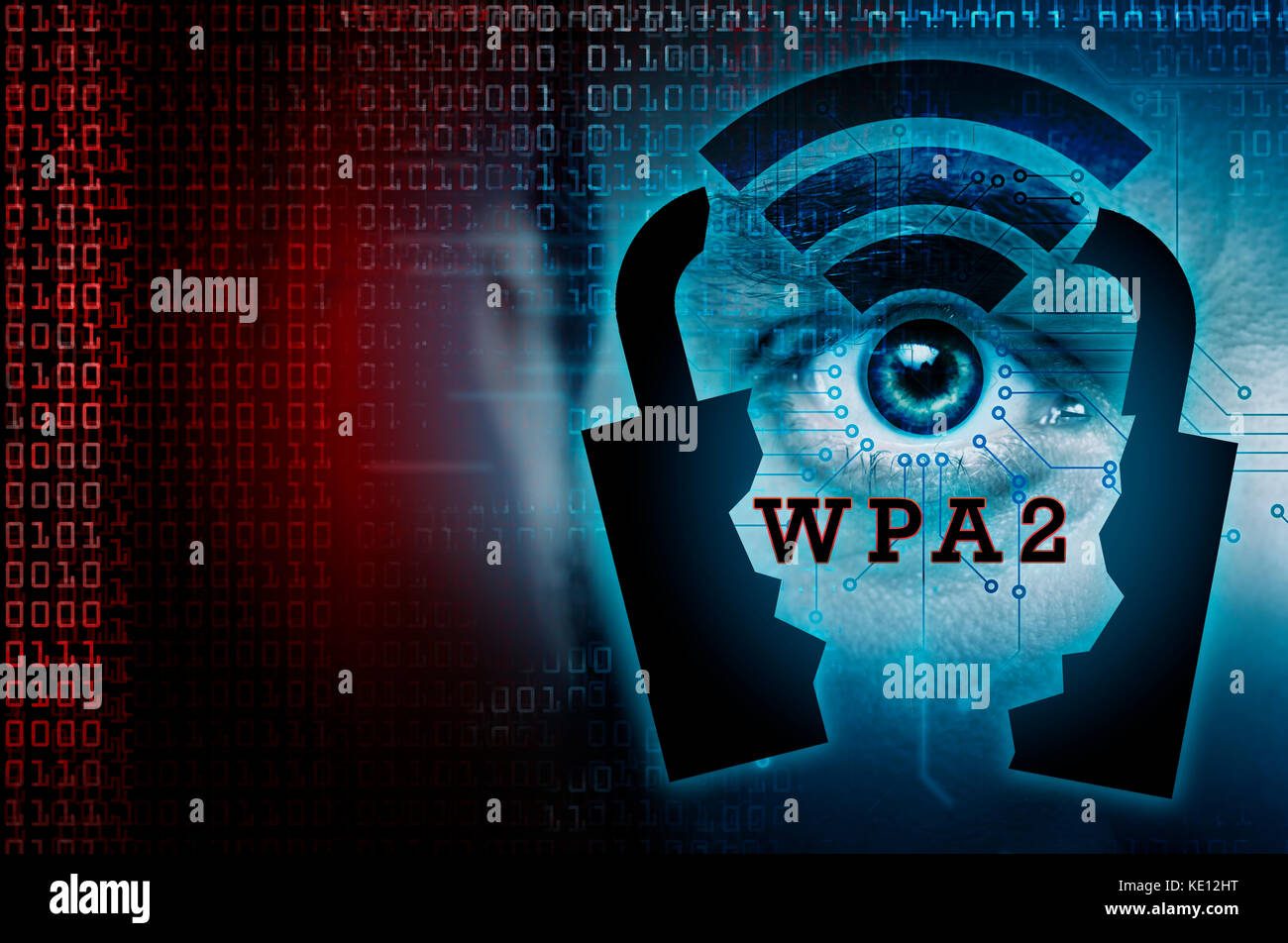 hacked wireless network Stock Photo - Alamy