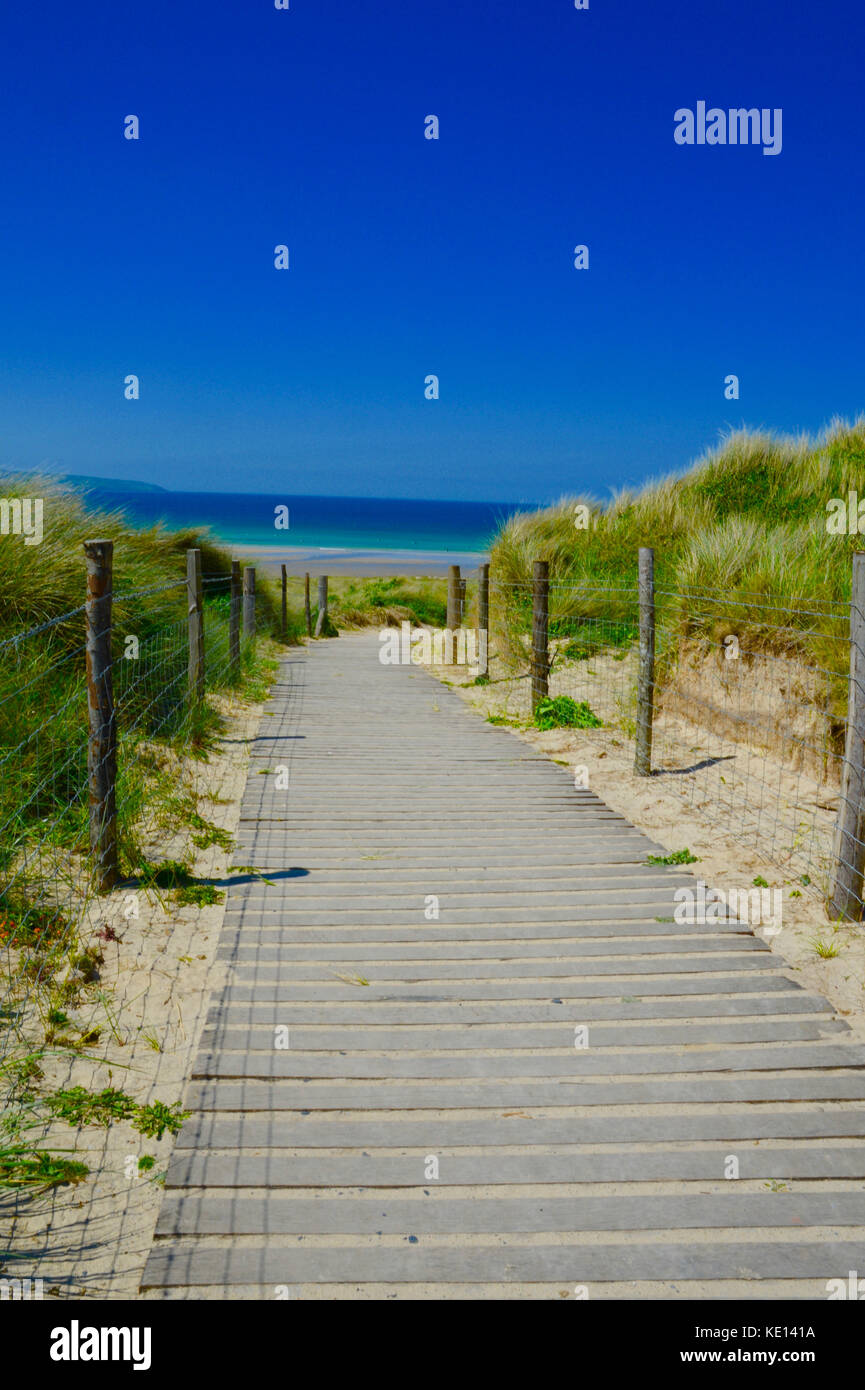 South West Coast Path, Godrevy Cornwall Stock Photo - Alamy